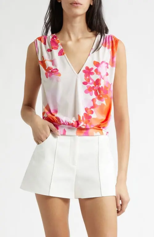 Ramy Brook Sabine Floral V-neck Top