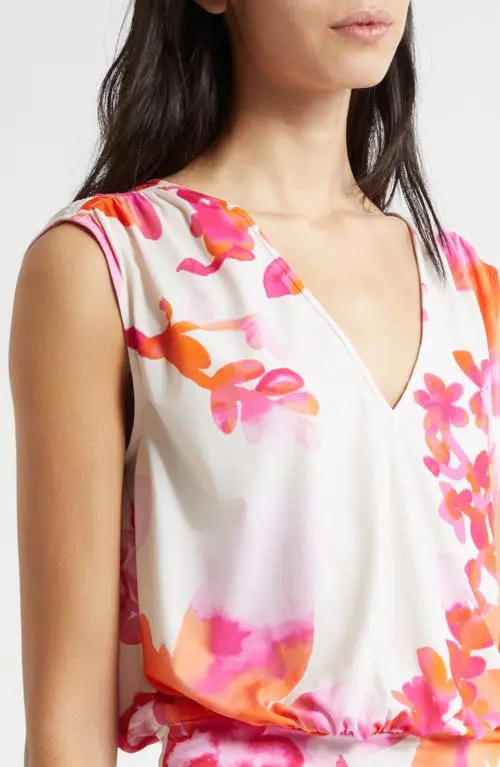Ramy Brook Sabine Floral V-neck Top