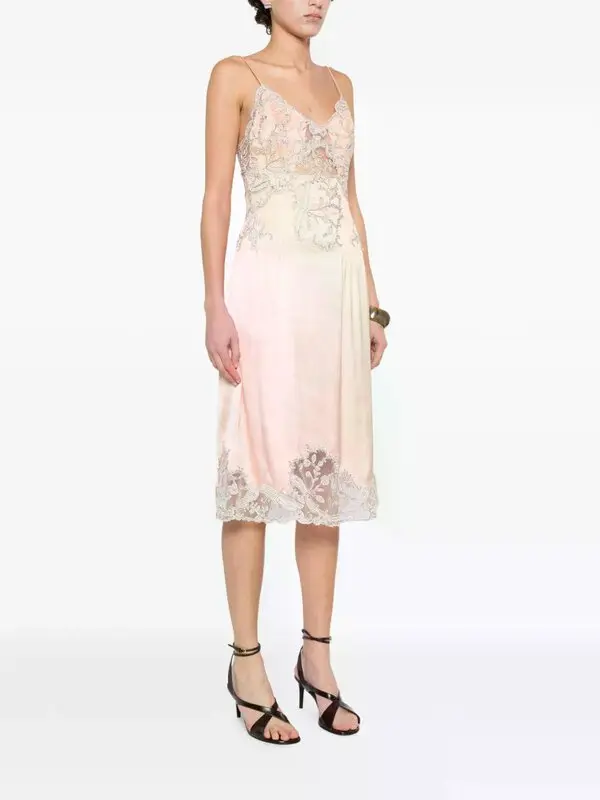 Ermanno Scervino Lingerie-style Midi Dress