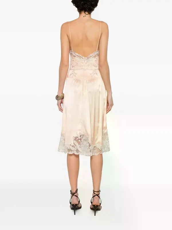 Ermanno Scervino Lingerie-style Midi Dress