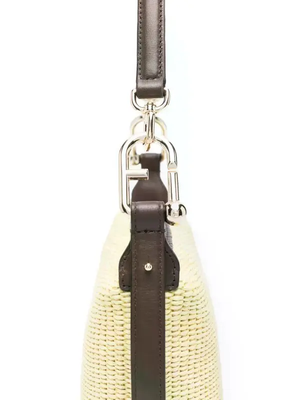 Furla Woven Shoulder Bag - Yellow