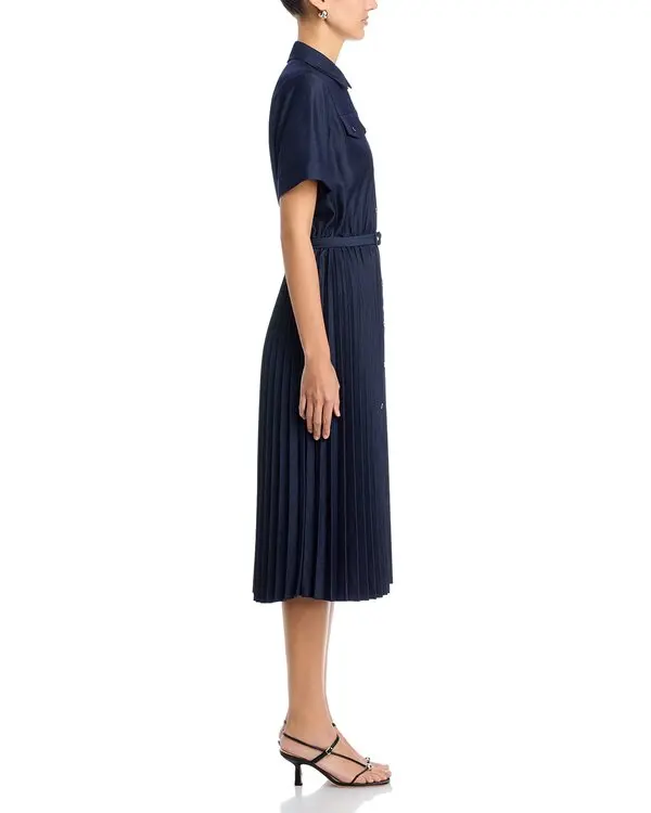 T Tahari Button Down Midi Dress
