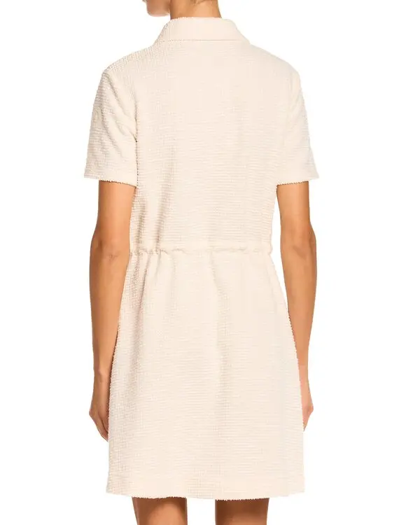 Moncler Textured Mini Dress - Natural