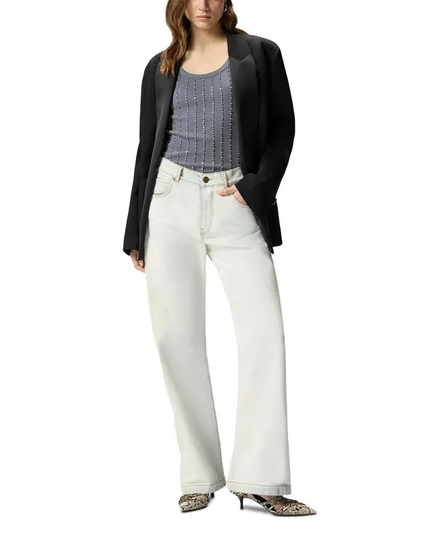 Pinko Wanda Wide Leg Jeans - Pjn