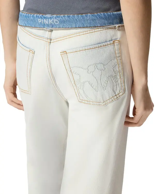 Pinko Wanda Wide Leg Jeans - Pjn