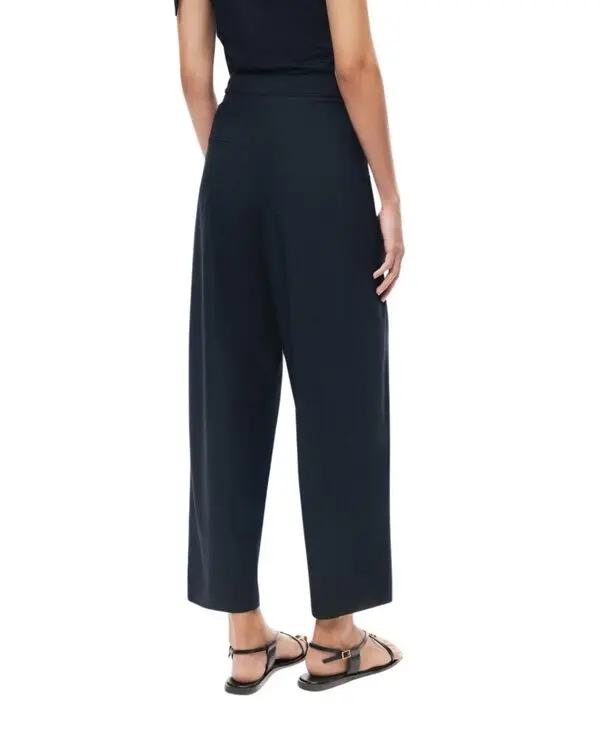 NOCTURNE Asymmetric Buckle Pants - Black