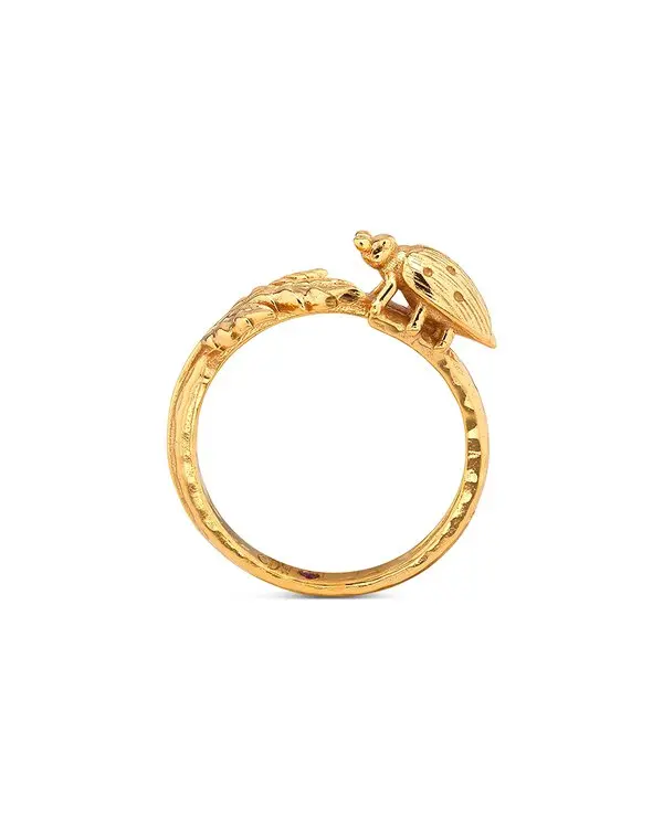 CAPUCINE DE WULF Meadow Ladybug Ring