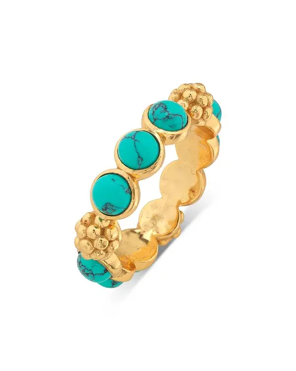 CAPUCINE DE WULF Berry Gem Ring - Turquoise