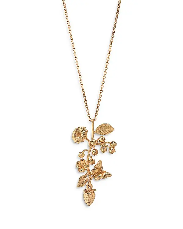 CAPUCINE DE WULF Meadow Bouquet Pendant Necklace, 16 - Gold