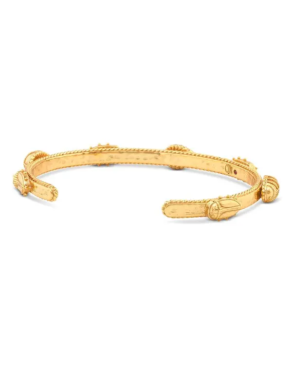 CAPUCINE DE WULF Scarab Petite Cuff Bracelet - Gold