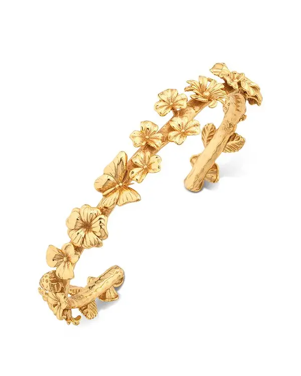 CAPUCINE DE WULF Meadow Flowers Petite Cuff Bracelet