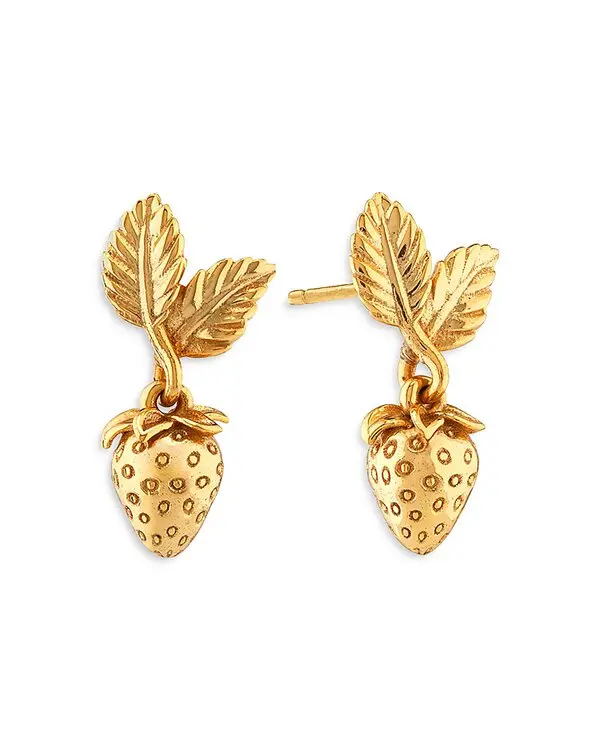 CAPUCINE DE WULF Meadow Berry Drop Earrings - Gold