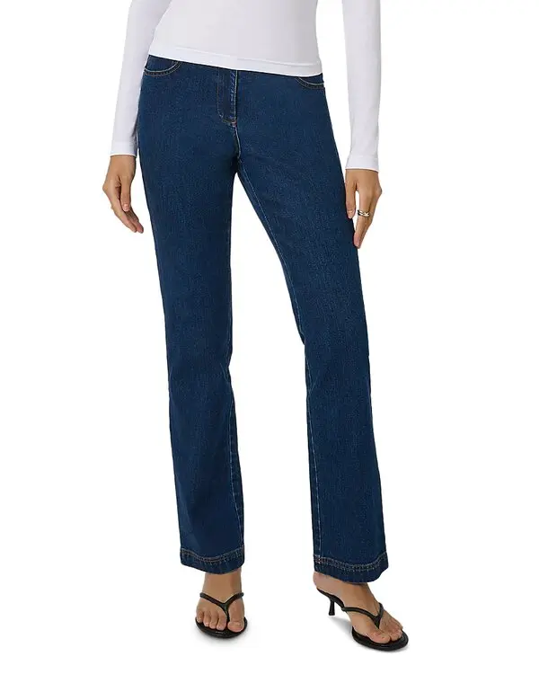 TOCCIN Cynthia High Rise Cigarette Jeans - Mid Wash