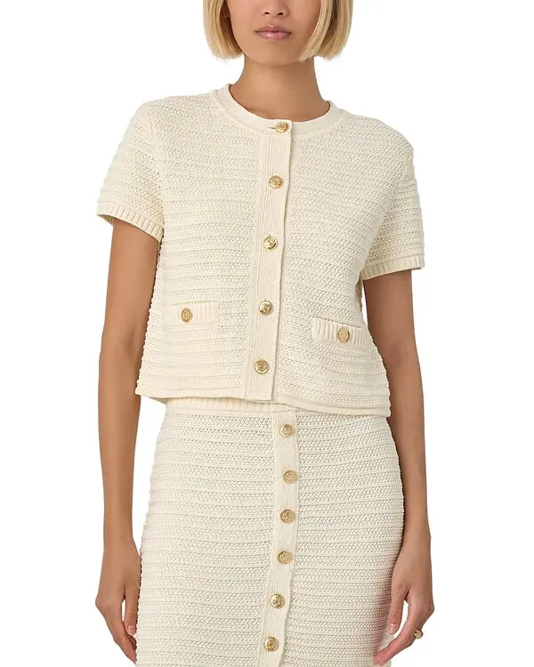 TOCCIN Tilly Cardigan Sweater - Ivory