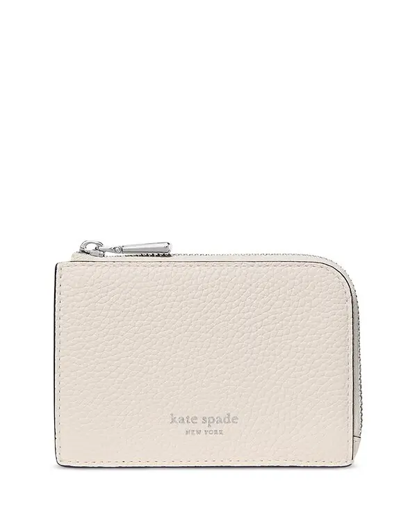 Kate Spade New York Mini Zip Card Case - Cashew Milk