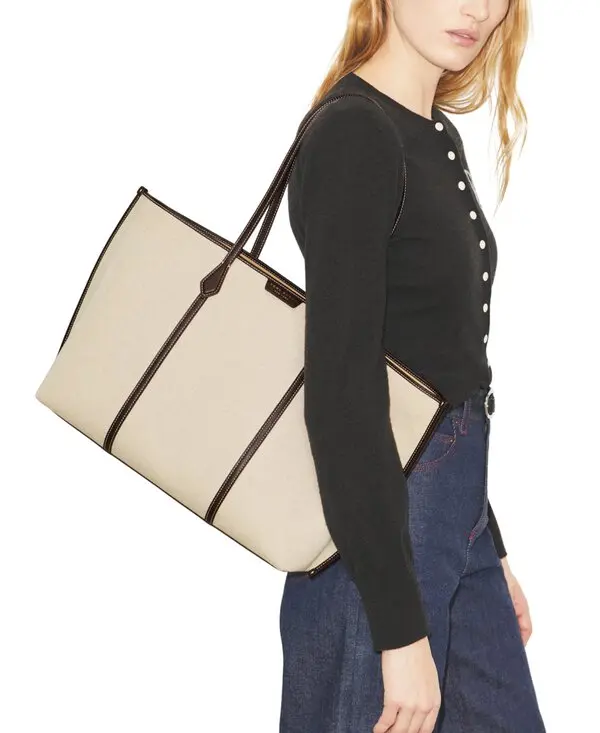Tory Burch Perry Canvas Tote - Natural