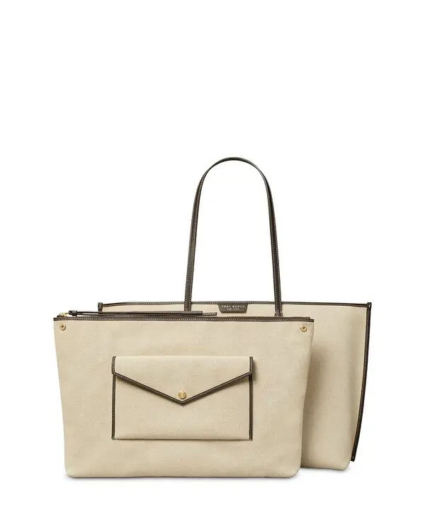 Tory Burch Perry Canvas Tote - Natural