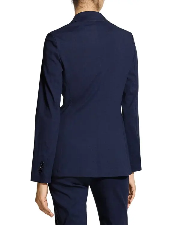 Theory Notched Lapel Staple Blazer - Midnight Navy