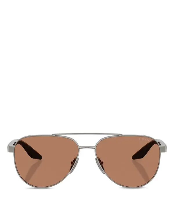 Prada Sport Linea Rossa Aviator Sunglasses