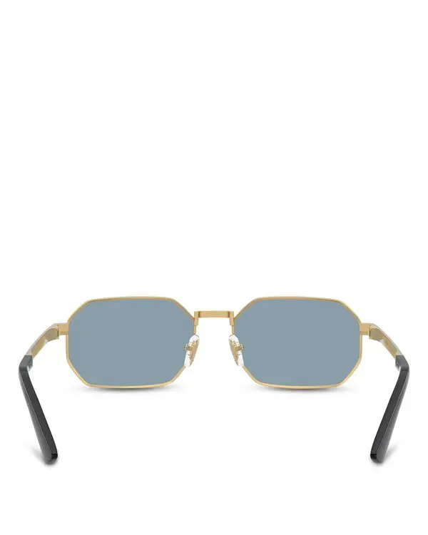 Versace Rectangular Sunglasses, 54mm