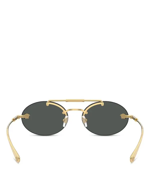 Versace Oval Sunglasses, 56mm