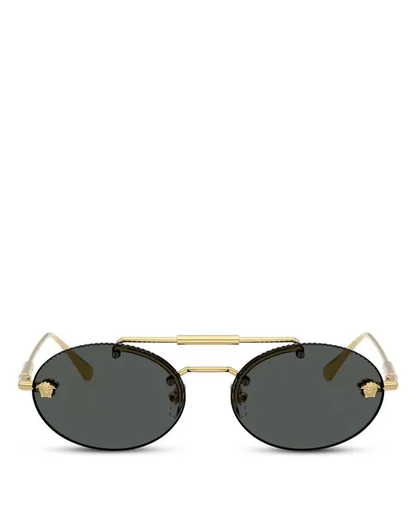Versace Oval Sunglasses, 56mm