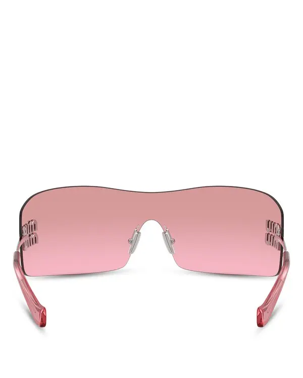 Miu Miu Rectangular Sunglasses 44mm - Silver