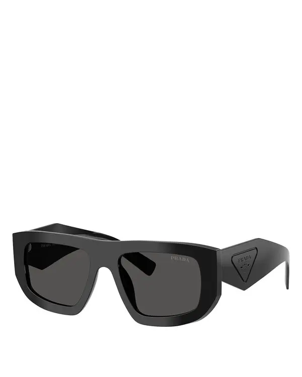 Prada Square Sunglasses, 53mm - Black