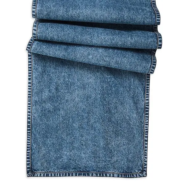 JULISKA Denim Table Runner, 18 X 90
