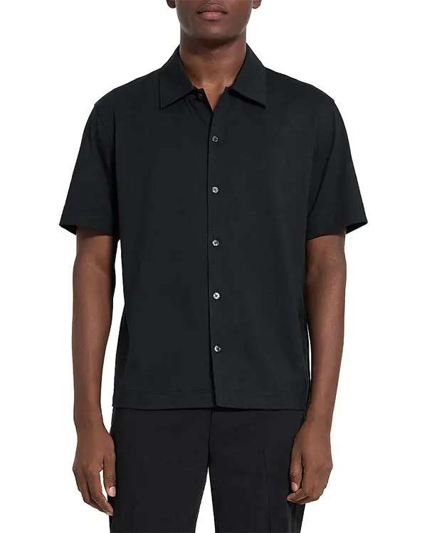 Theory Relaxed Short Sleeve Shirt - Black