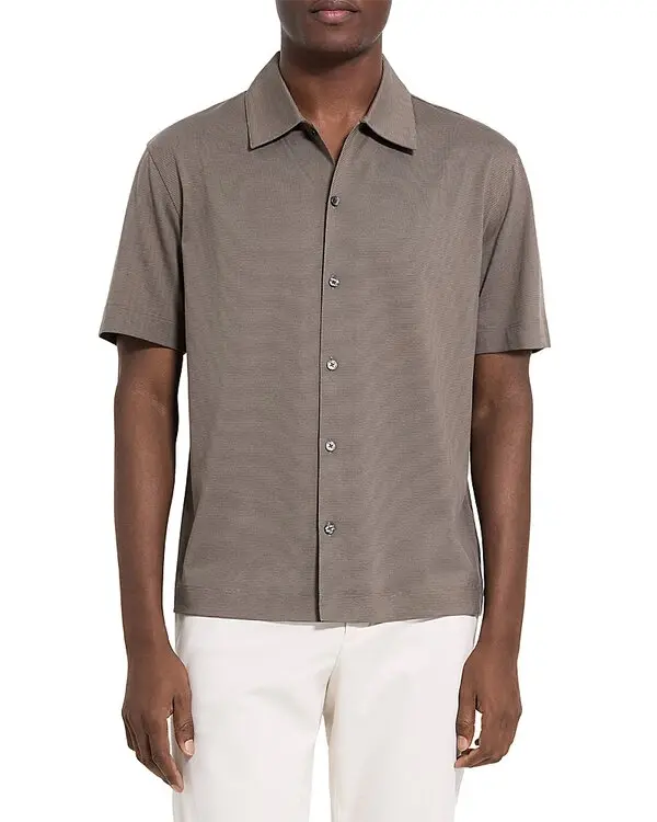 Theory Relaxed Short Sleeve Shirt - Morel