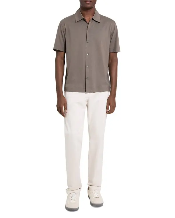 Theory Relaxed Short Sleeve Shirt - Morel