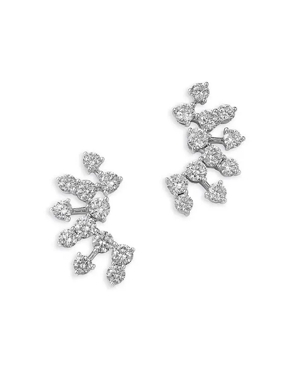 Bloomingdale'S Diamond Ear Climbers In 14k 3.0 Tcw - White Gold