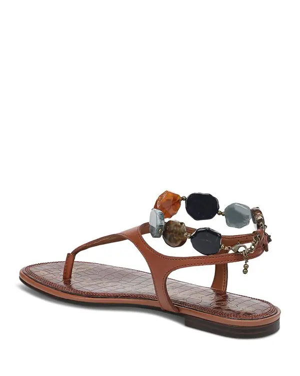 Sam Edelman Canna Sandals - Rich Cognac