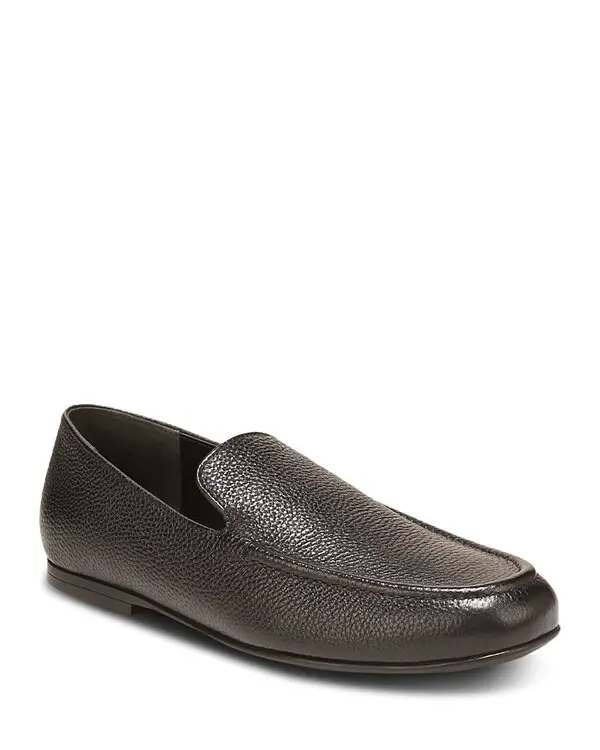Vince Canyon Leather Loafer - Black