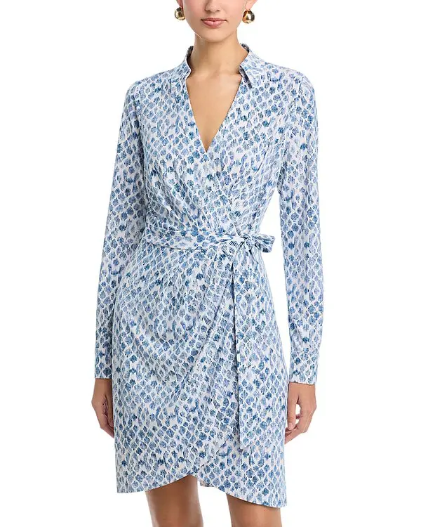 Tommy Bahama Carmela Coastal Sand Wrap Dress - French Blue