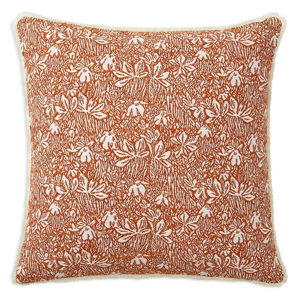 YVES DELORME Eze Decorative Pillow, 18 X 18 - Orange