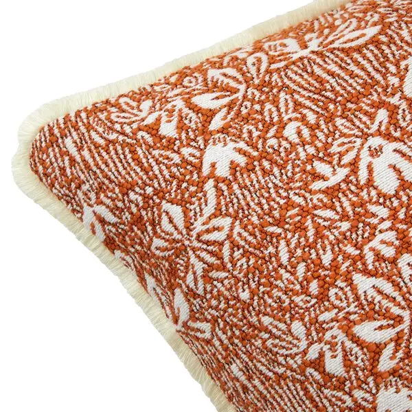 YVES DELORME Eze Decorative Pillow, 18 X 18 - Orange