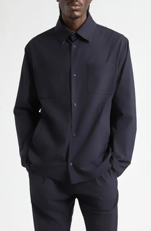 Herno Reversible Shirt Jacket - Navy