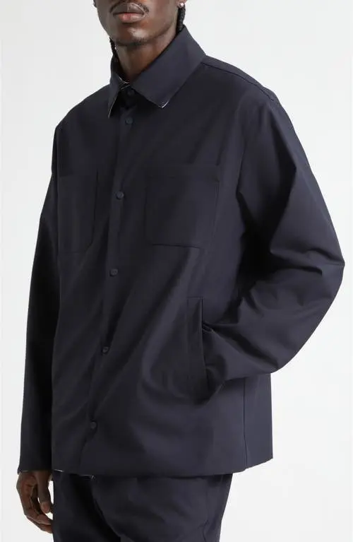 Herno Reversible Shirt Jacket - Navy