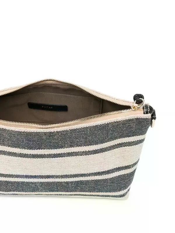 Furla Striped Top Handle Bag - Neutrals