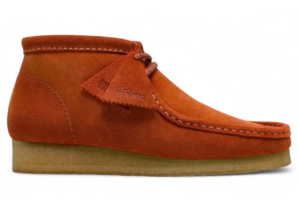 Clarks Originals Wallabee Boot - Orange Suede