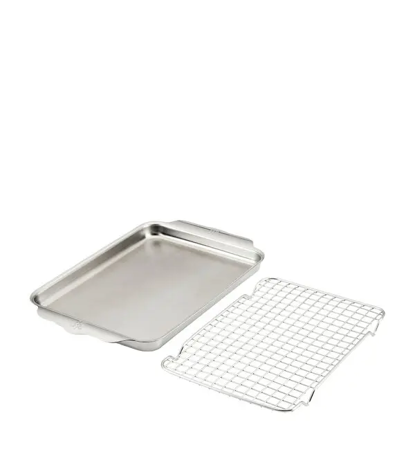 HESTAN Stainless Steel Baking Pan With Cooling Rack