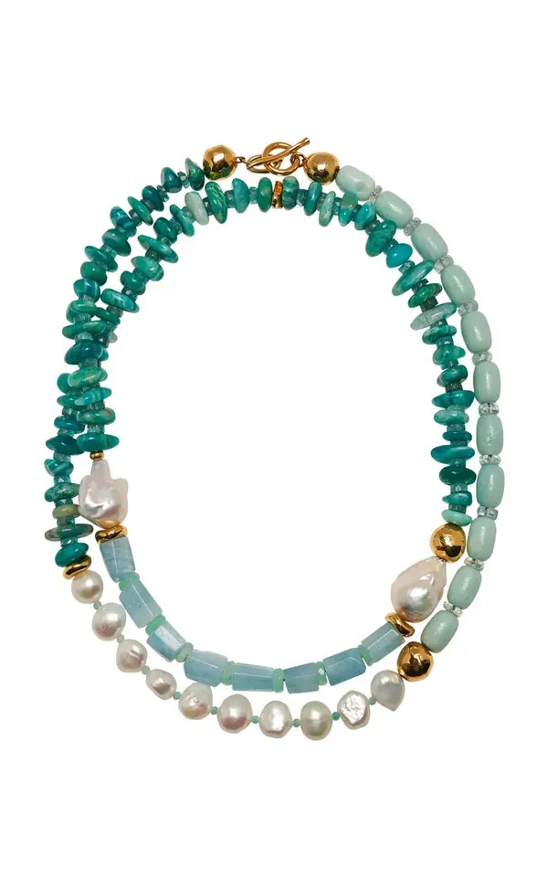 LIZZIE FORTUNATO Cabana Necklace In Calder Garden - Multi