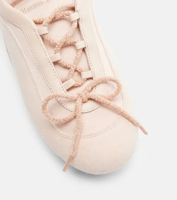 Simone Rocha Cutout Suede Sneakers