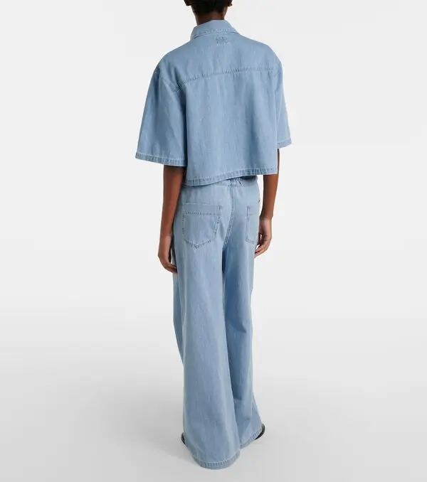 Ag Cali Wide-leg Jeans - Blue