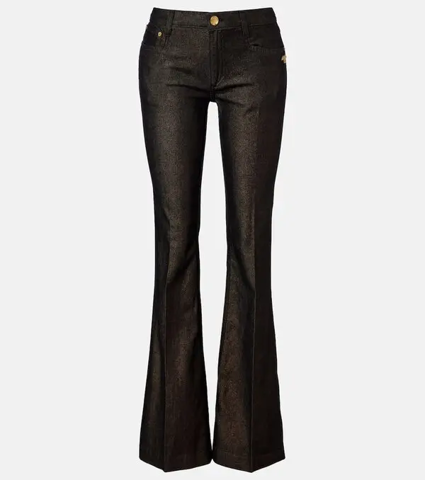 Roberto Cavalli Embellished Flared Jeans