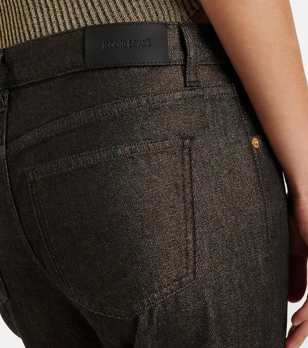 Roberto Cavalli Embellished Flared Jeans