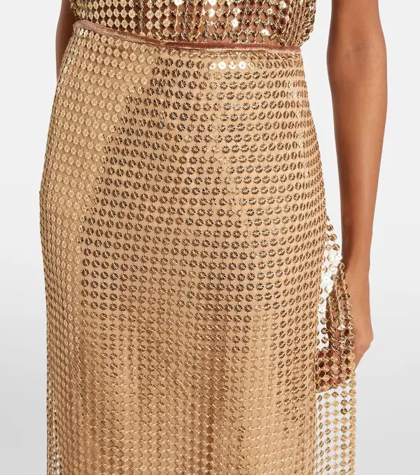 Roberto Cavalli Embellished Wrap Skirt