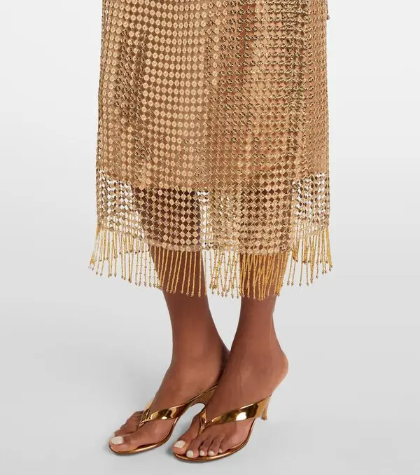 Roberto Cavalli Embellished Wrap Skirt